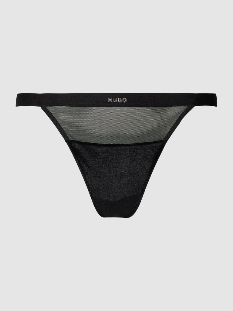 HUGO String in semitransparentem Design Modell 'Velvet' (black) online ...