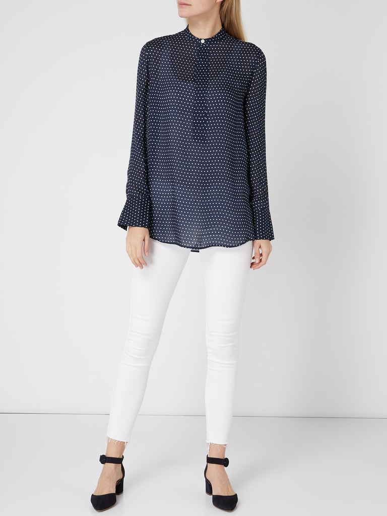 Polo Ralph Lauren Longblusenshirt mit Punktemuster (marine) online kaufen