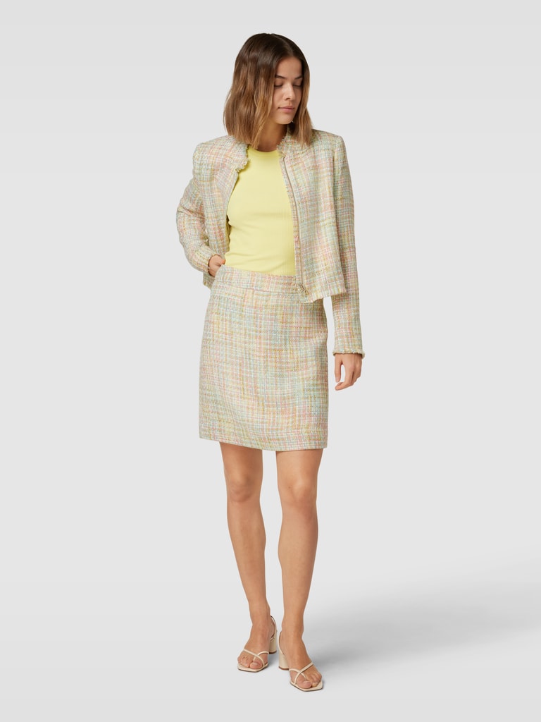 Kup online JOOP! Spódnica mini z imitacją bouclé (jasnożółty)