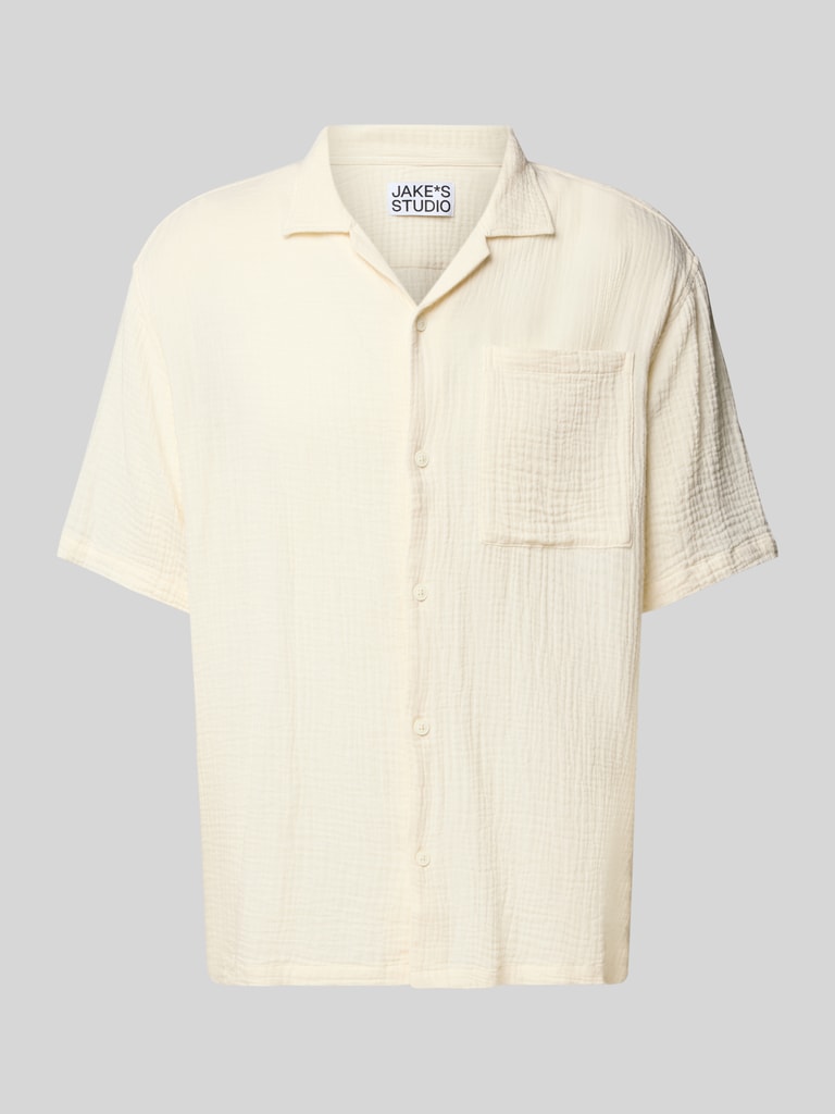 JAKE*S STUDIO MEN Freizeithemd mit Knopfleiste (offwhite) online kaufen