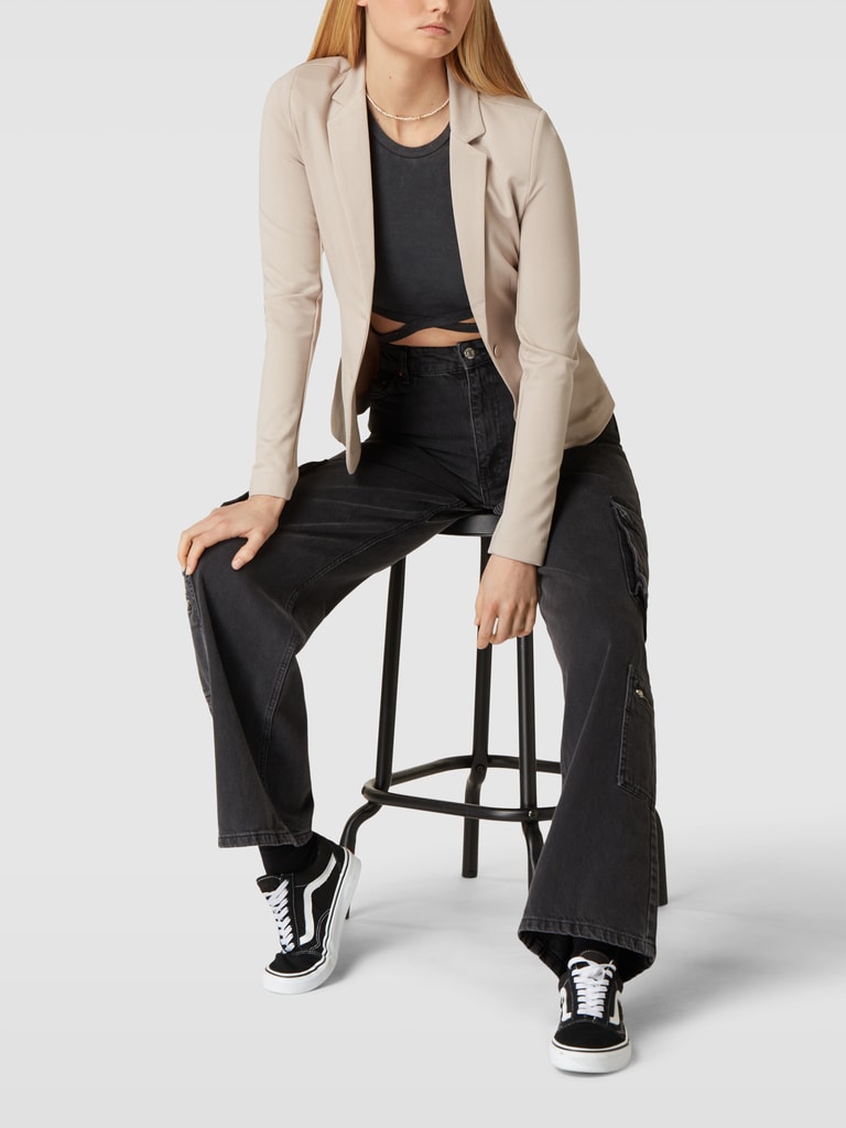 Only Blazer mit Label-Details Modell 'Poptrash' (sand) online kaufen