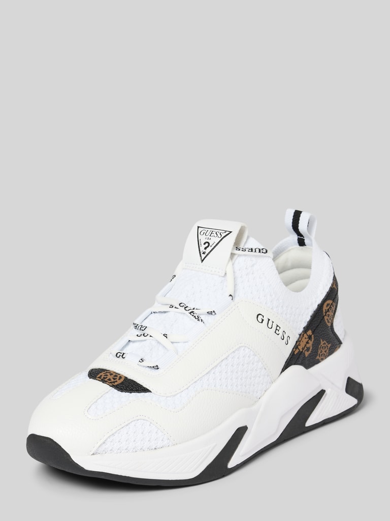 GUESS Sneaker mit Label-Print Modell 'GENIVER2' (weiss) online kaufen