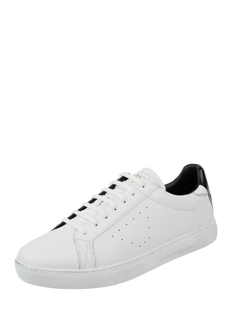 Emporio Armani Sneaker aus Leder (weiss) online kaufen