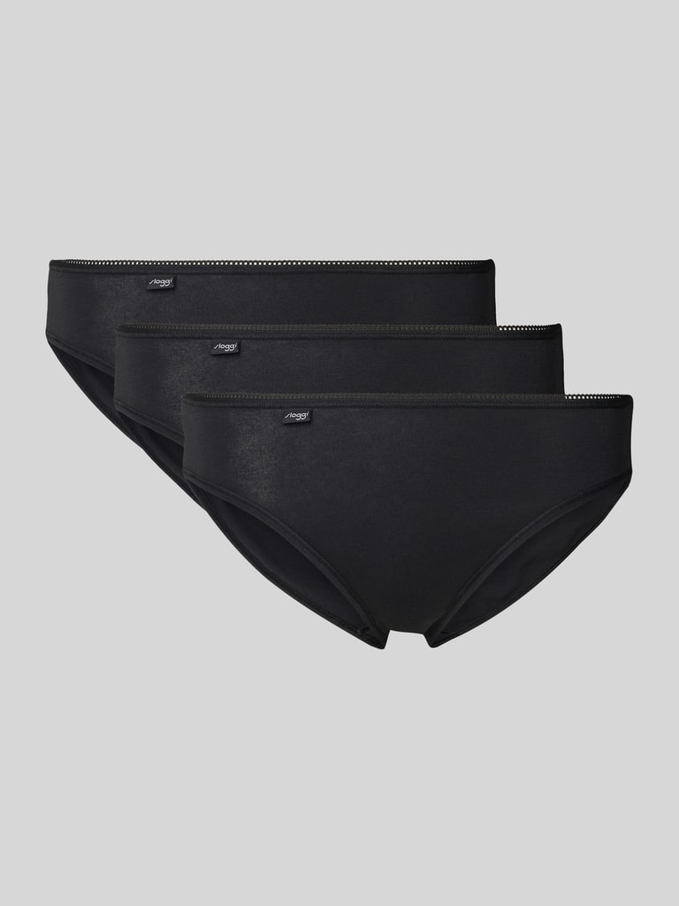 Sloggi Slip mit Label-Detail im 3er-Pack (black) online kaufen