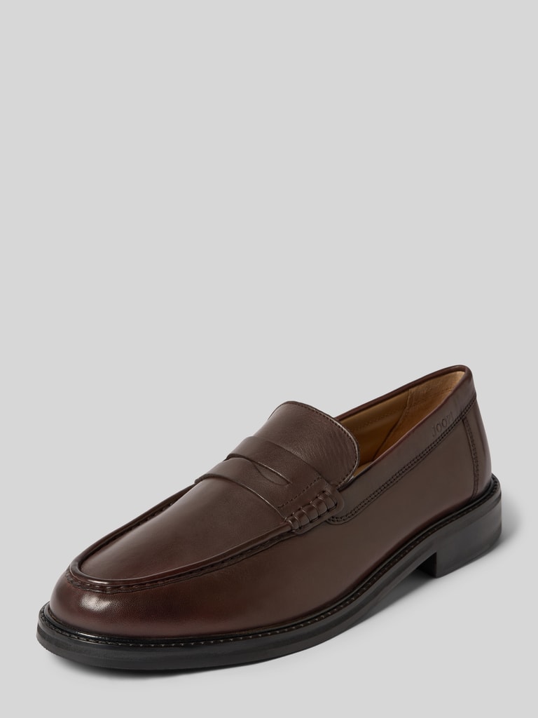 Kup online JOOP! SHOES Mokasyny skórzane z paskiem na cholewce model ...