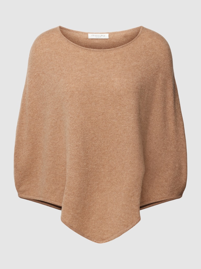 Christian Berg Woman Poncho aus Kaschmir (camel melange) online kaufen