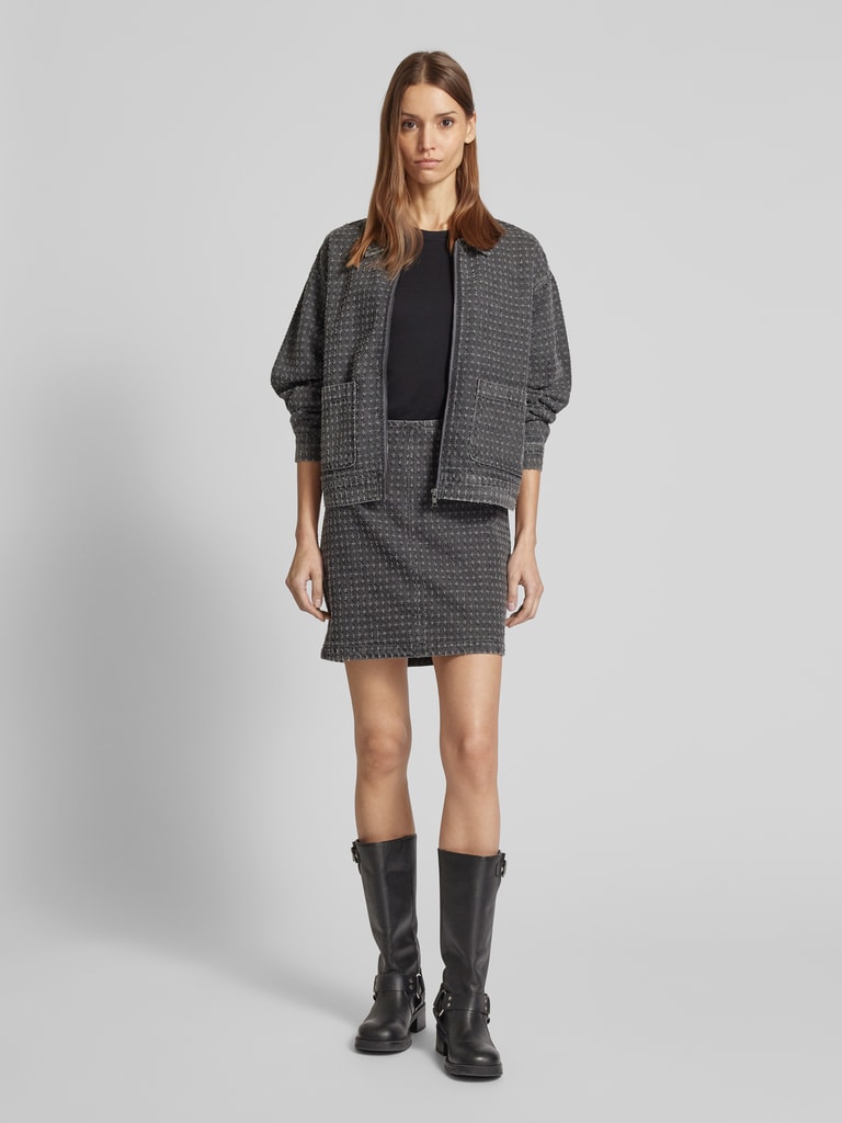 Kup online ICHI Kurtka z nakładanymi kieszeniami model ‘ANGELS’ (ciemnoszary)