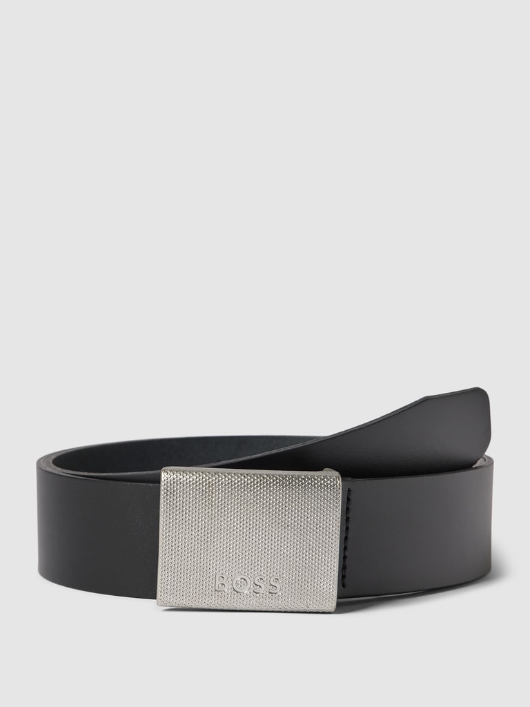BOSS Riem met labeldetail, model 'Jep' in zwart online kopen | P&C
