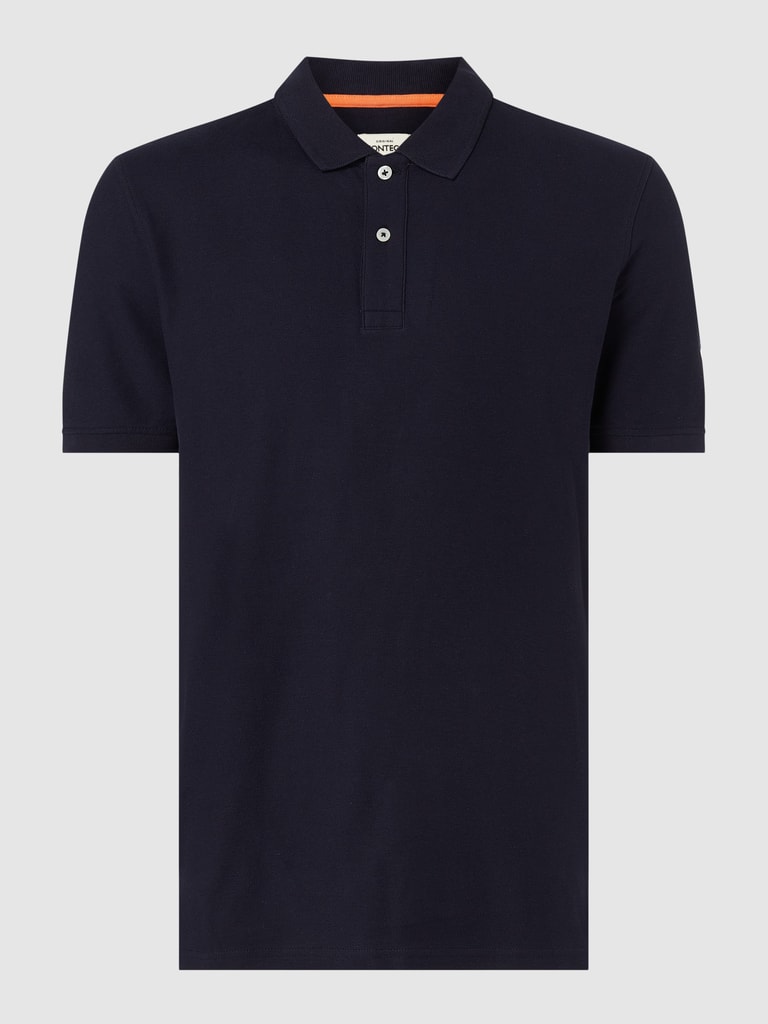 Montego Poloshirt aus Piqué (marine) online kaufen