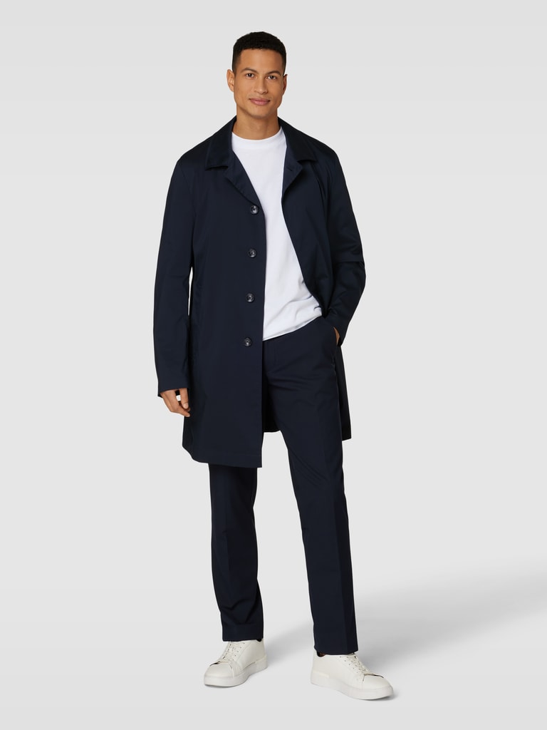 BOSS Mantel mit Eingrifftaschen Modell 'Jared' (blau) online kaufen