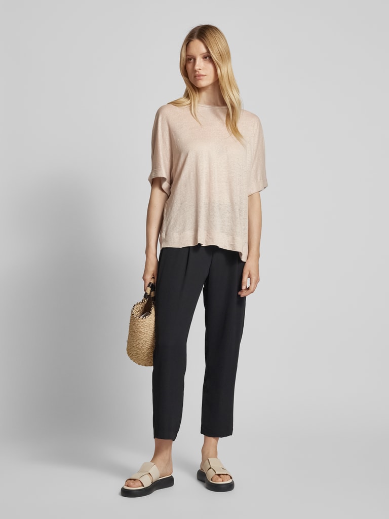 Stefanel Oversized T-Shirt mit Rundhalsausschnitt (silber) online kaufen