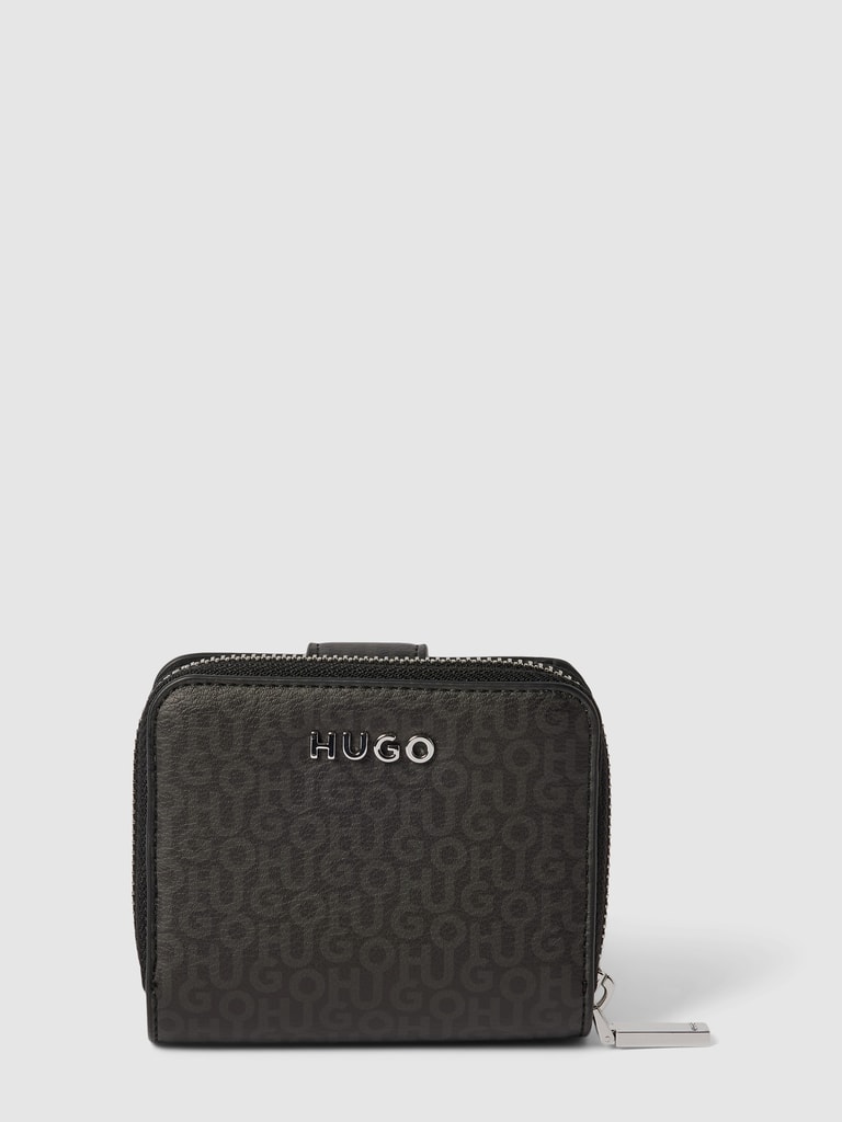 HUGO Portemonnaie mit Allover-Logo Modell 'CHRIS WALLET' (black) online ...