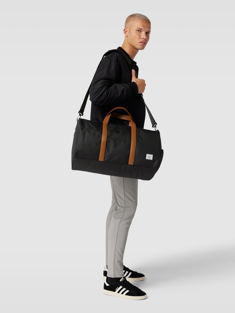 Herschel Weekender mit Label-Detail Modell 'Novel' (black) online kaufen