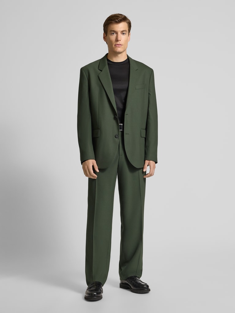 HUGO Pak met reverskraag, model 'Karlo' in donkergroen online kopen | P&C