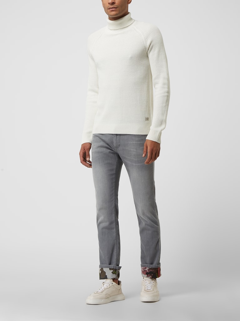 Mason's Regular Fit Jeans mit Stretch-Anteil Modell 'Harris' (hellgrau ...