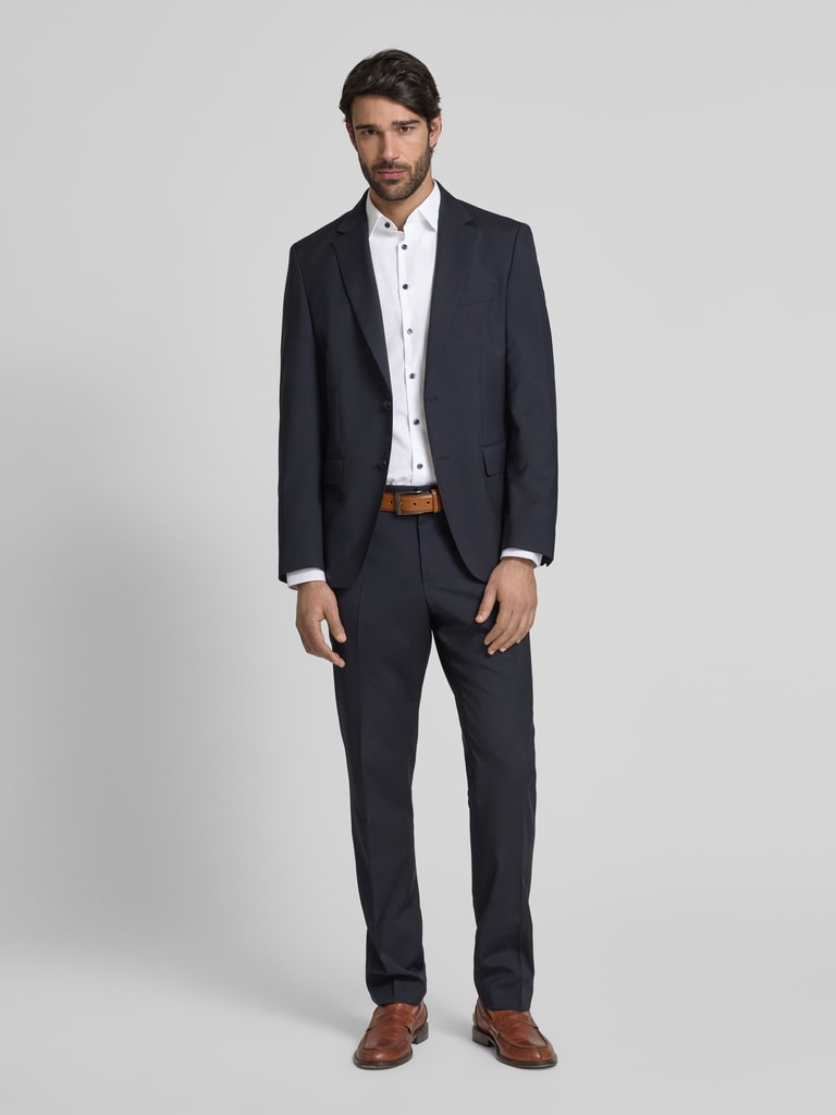Jake*s Slim Fit Business-Hemd mit Knopfleiste (weiss) online kaufen