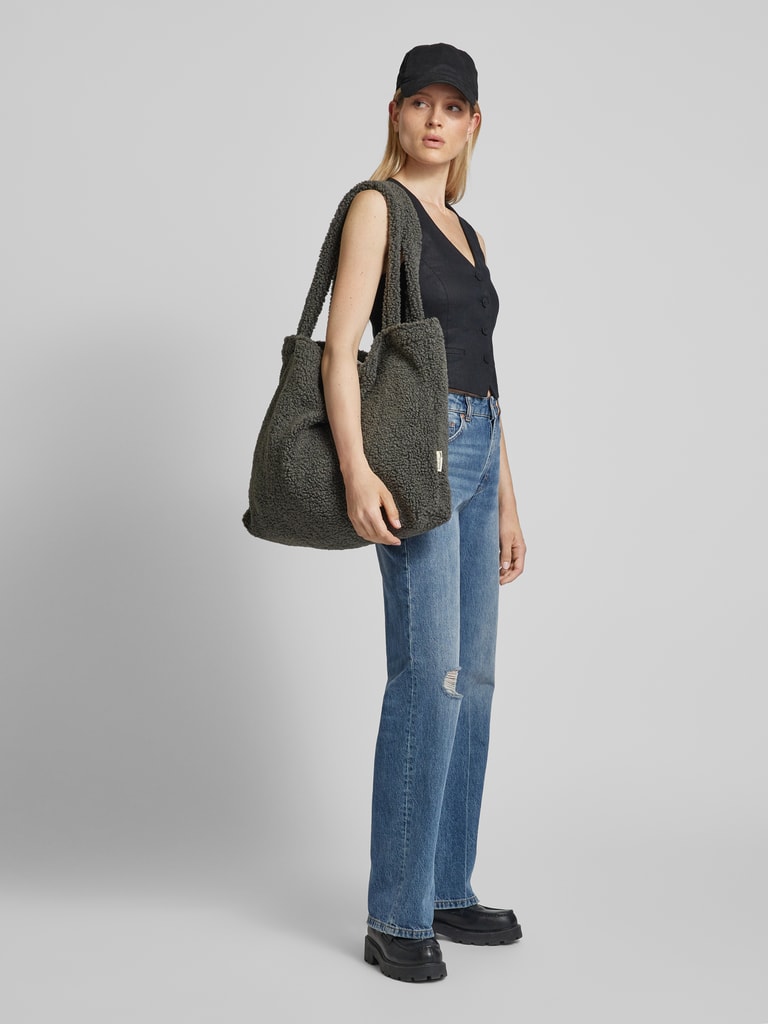 STUDIO NOOS Shopper mit Tragehenkel Modell 'mom' (dunkelgrau) online kaufen