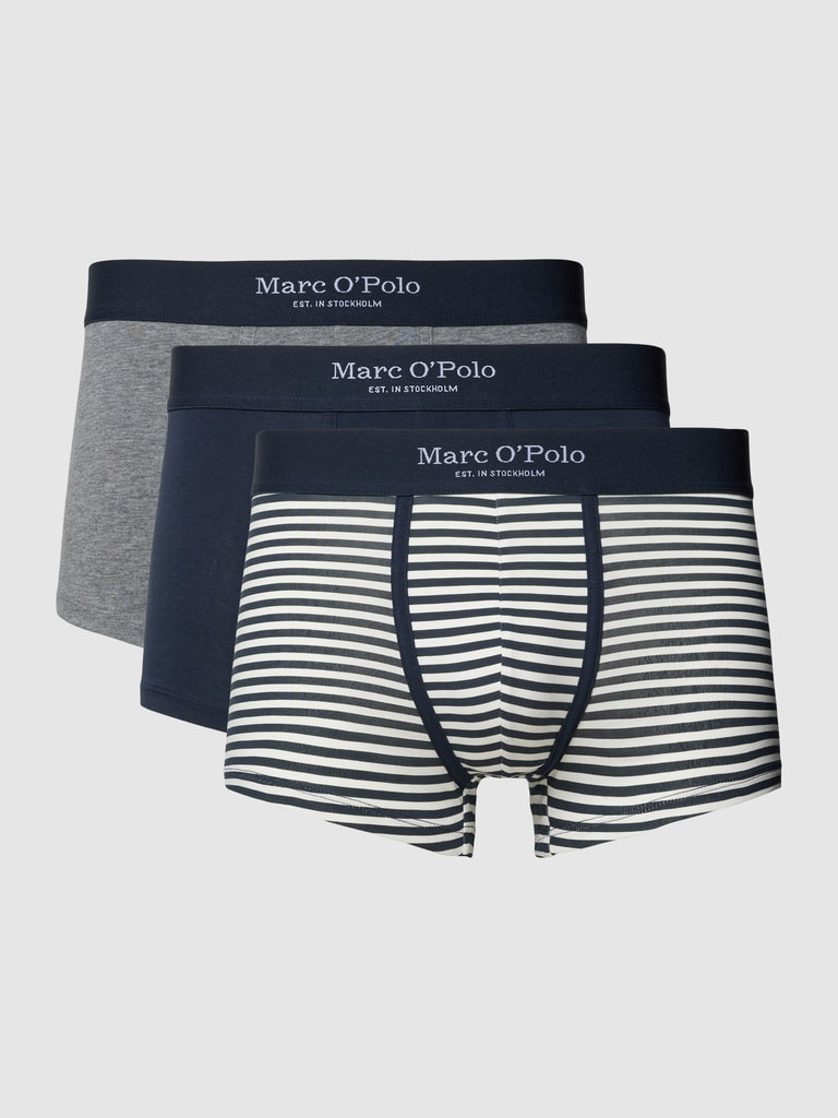 Marc O'Polo Trunks in Two-Tone-Machart im 3er-Pack (blau) online kaufen
