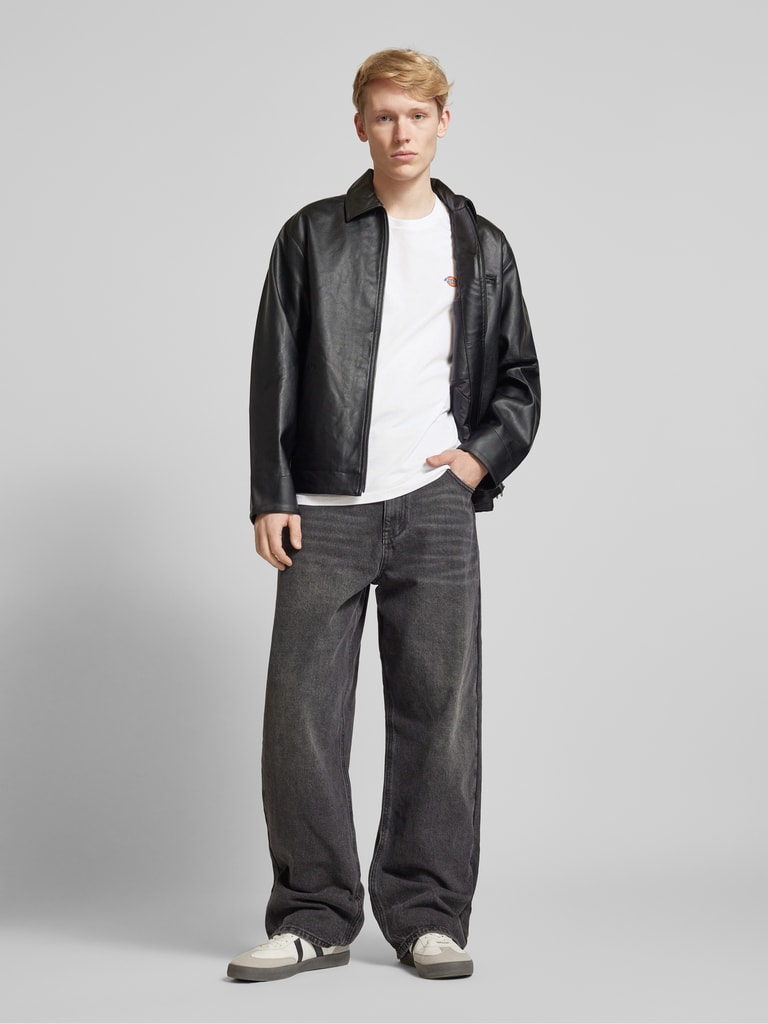 Dickies T-Shirt mit Label-Print Modell 'MAPLETON' (weiss) online kaufen