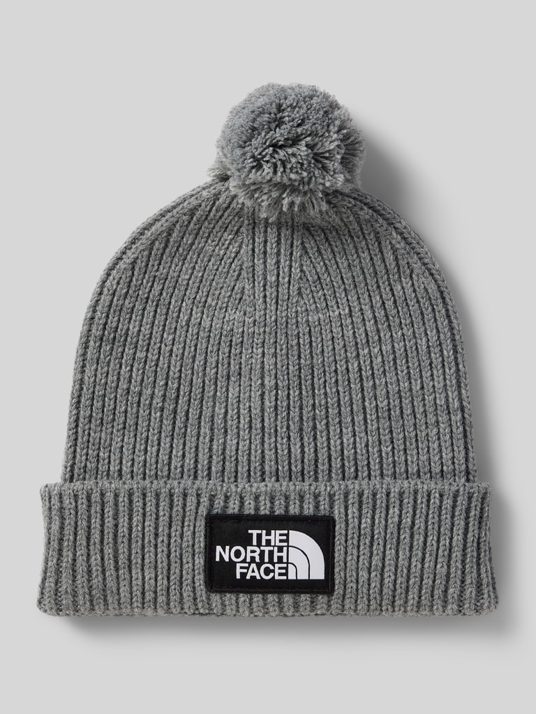 Kup online The North Face Czapka beanie z naszywką z logo (średnioszary ...