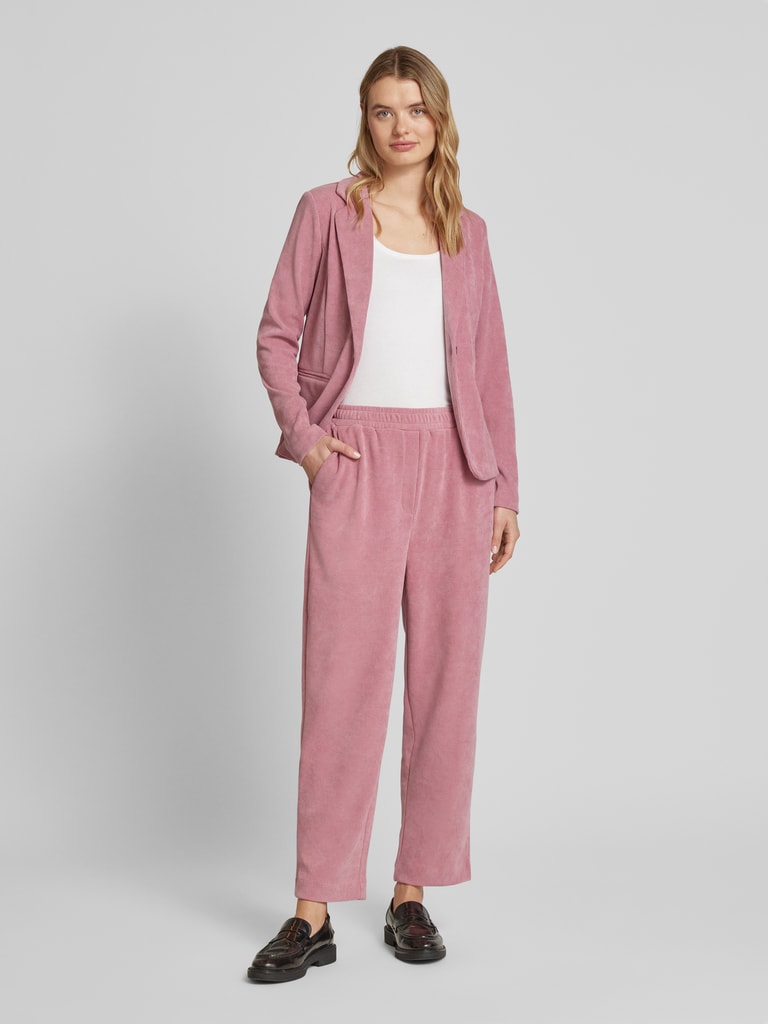 ICHI Straight Leg Cordhose mit elastischem Bund Modell 'KATE' (rosa) online kaufen