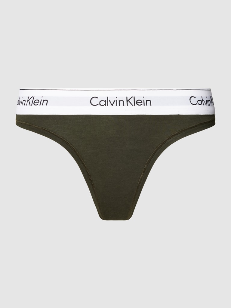 Calvin Klein Underwear String mit elastischem Logo-Bund (khaki) online ...
