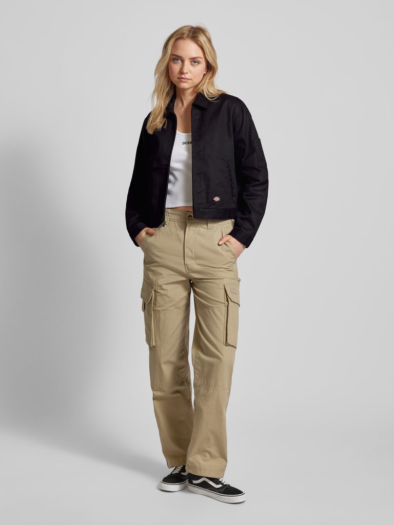 Dickies Cropped Jacke in unifarbenem Design (black) online kaufen