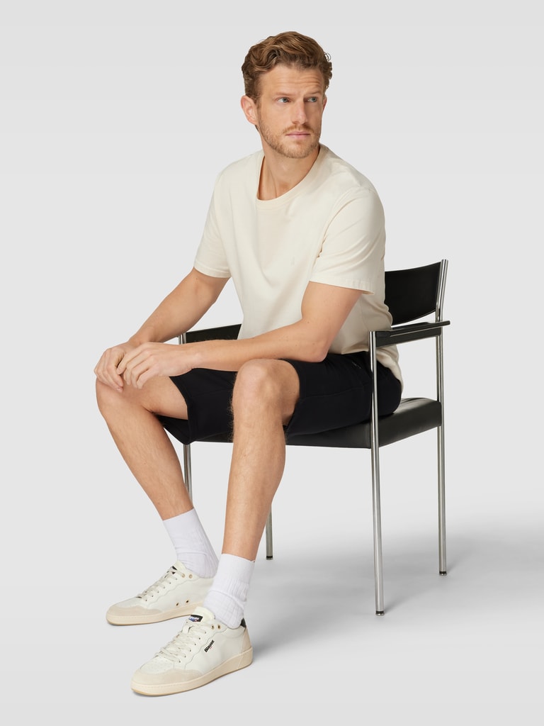 Blauer USA Sneaker mit Label-Details Modell 'MURRAY' (weiss) online kaufen