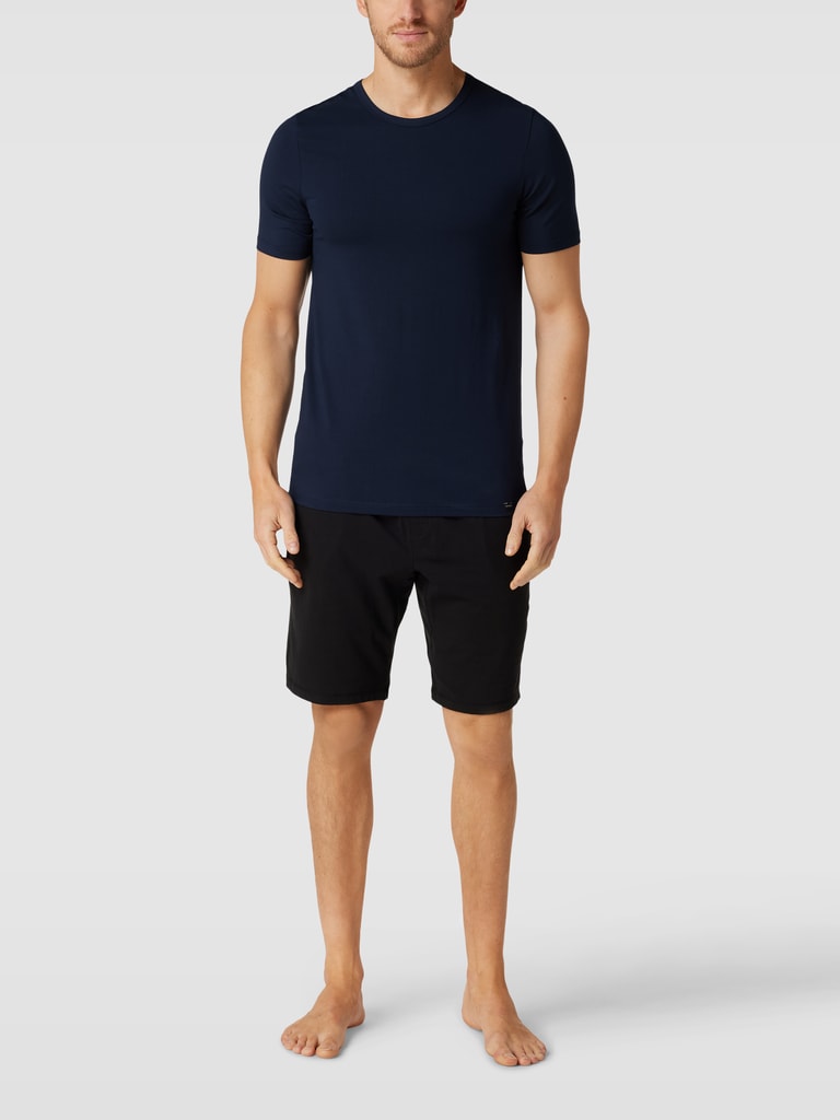 Hanro T-shirt met labeldetail in een set van 2 stuks, model 'Cotton ...