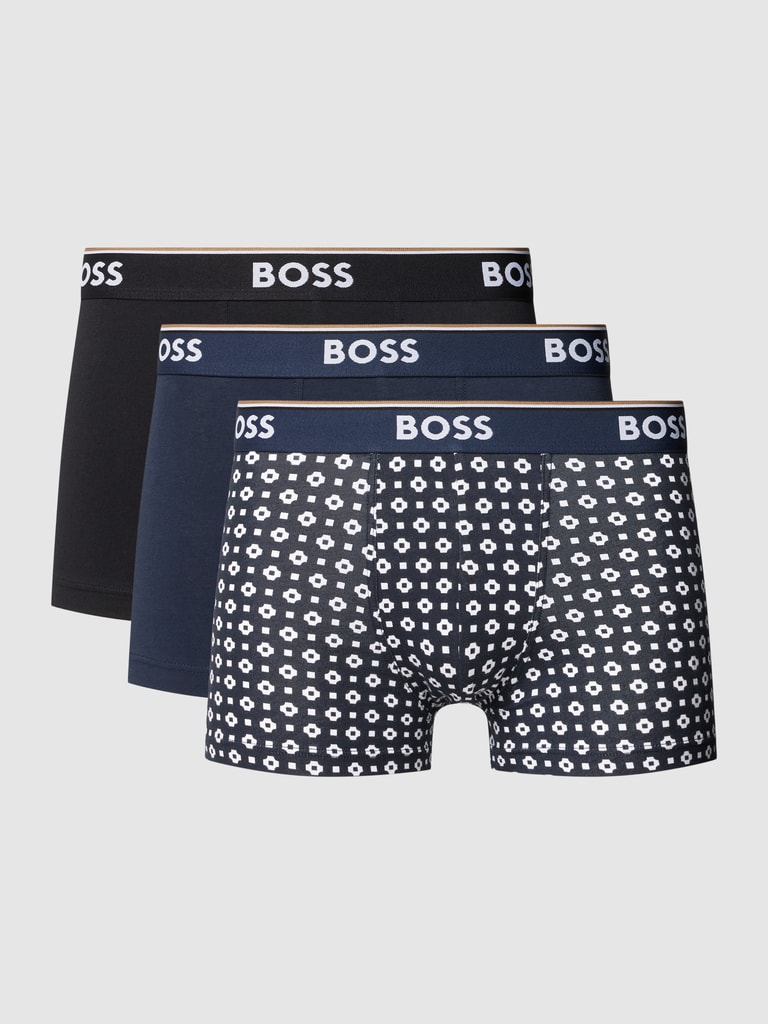 BOSS Trunks mit elastischem Logo-Bund im 3er-Pack (black) online kaufen