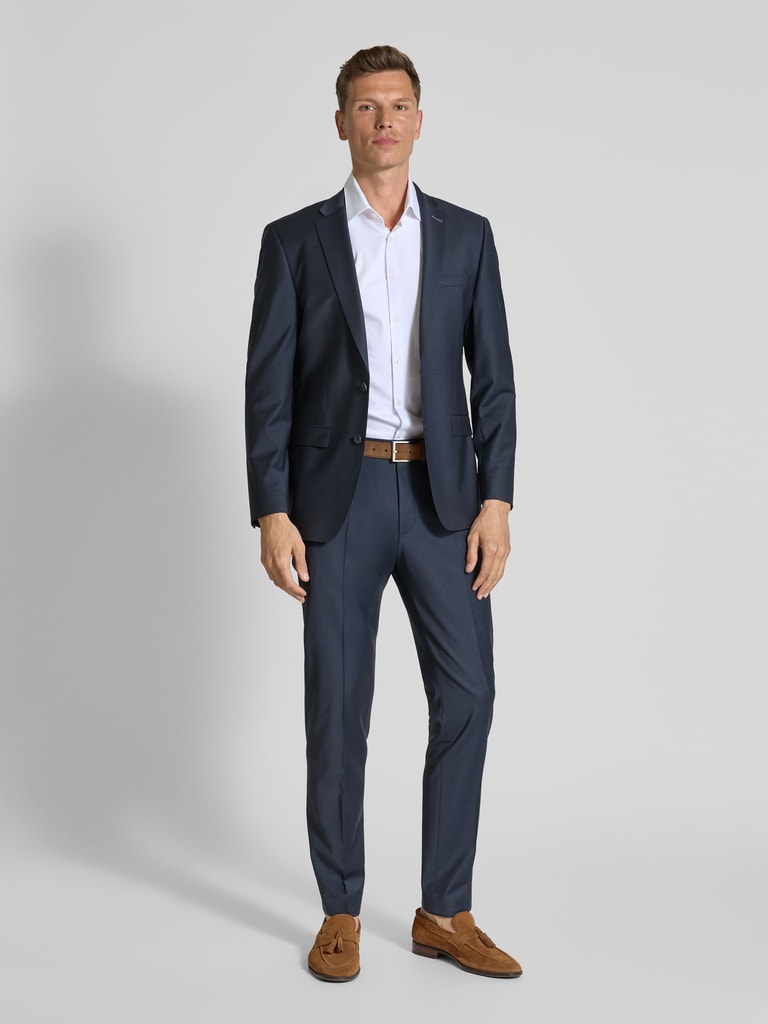 Jake*s Slim Fit Kurzarmhemd mit Knopfleiste (weiss) online kaufen