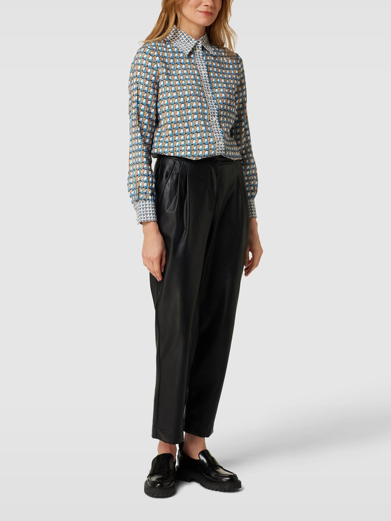 BOSS Orange Bluse mit Allover-Muster Modell 'Bellizza' (bleu) online kaufen