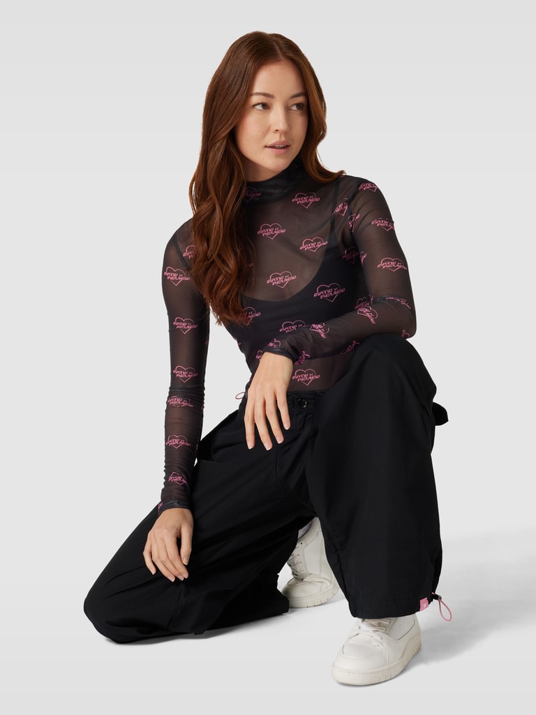 Review X MATW Longsleeve Mesh Top mit Logo Print - MATW x REVIEW 9 ...