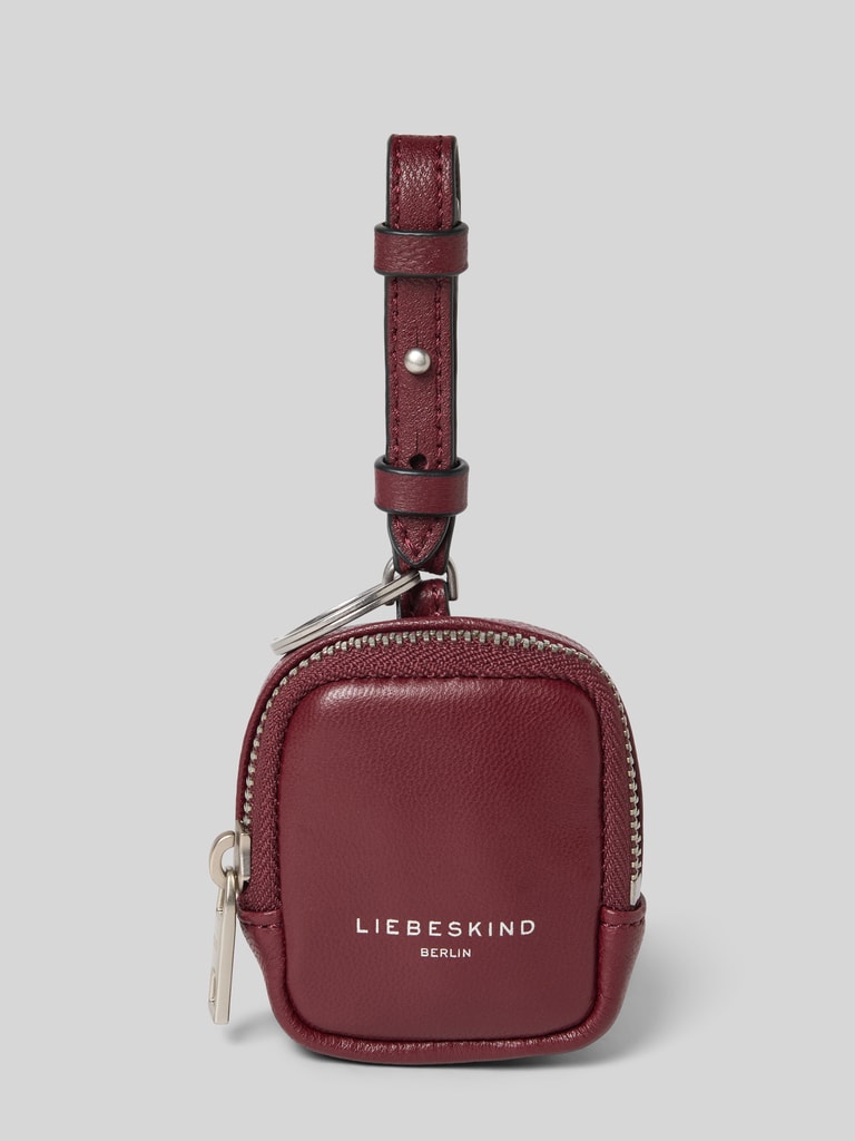 LIEBESKIND BERLIN Sleutelhanger met ritssluiting rondom in bordeaux ...