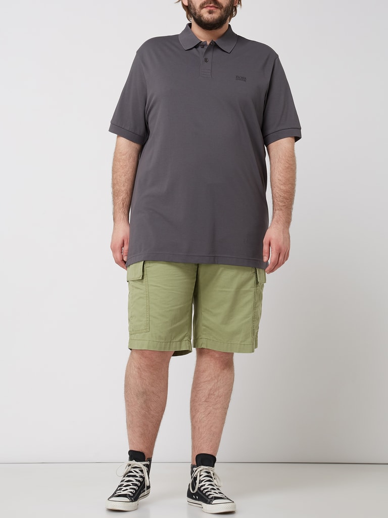 Boss Athleisure Plus PLUS SIZE Regular Fit Poloshirt aus Pima-Baumwolle ...