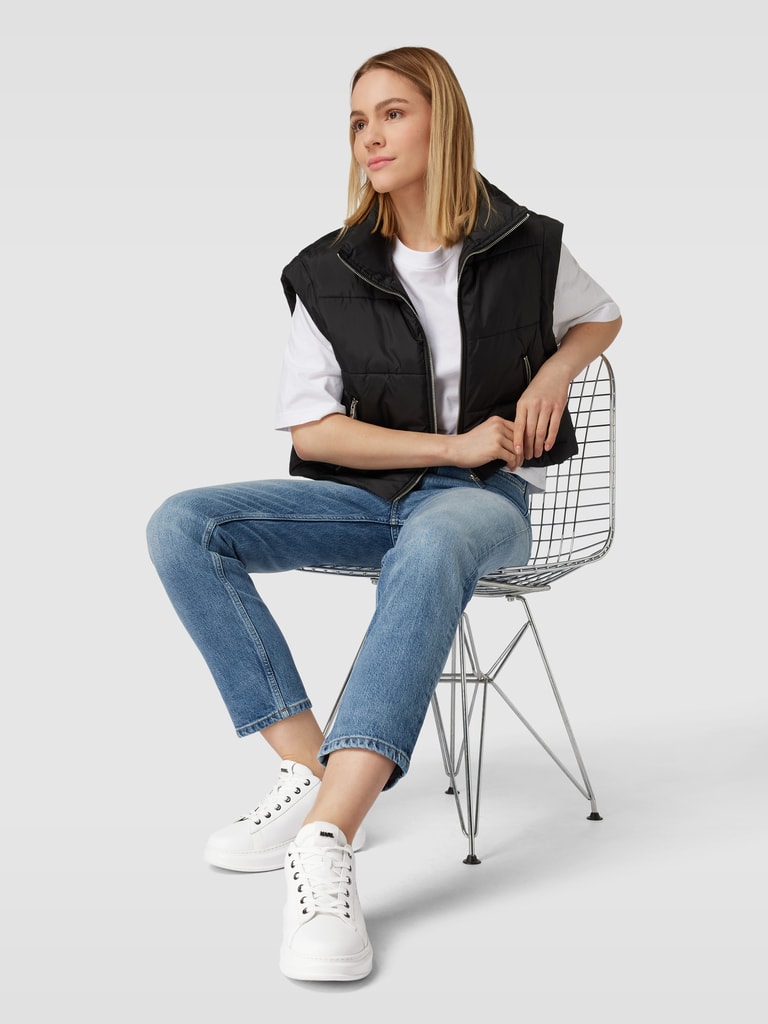 Karl Lagerfeld Sneaker mit Label-Print Modell 'KAPRI' (weiss) online kaufen