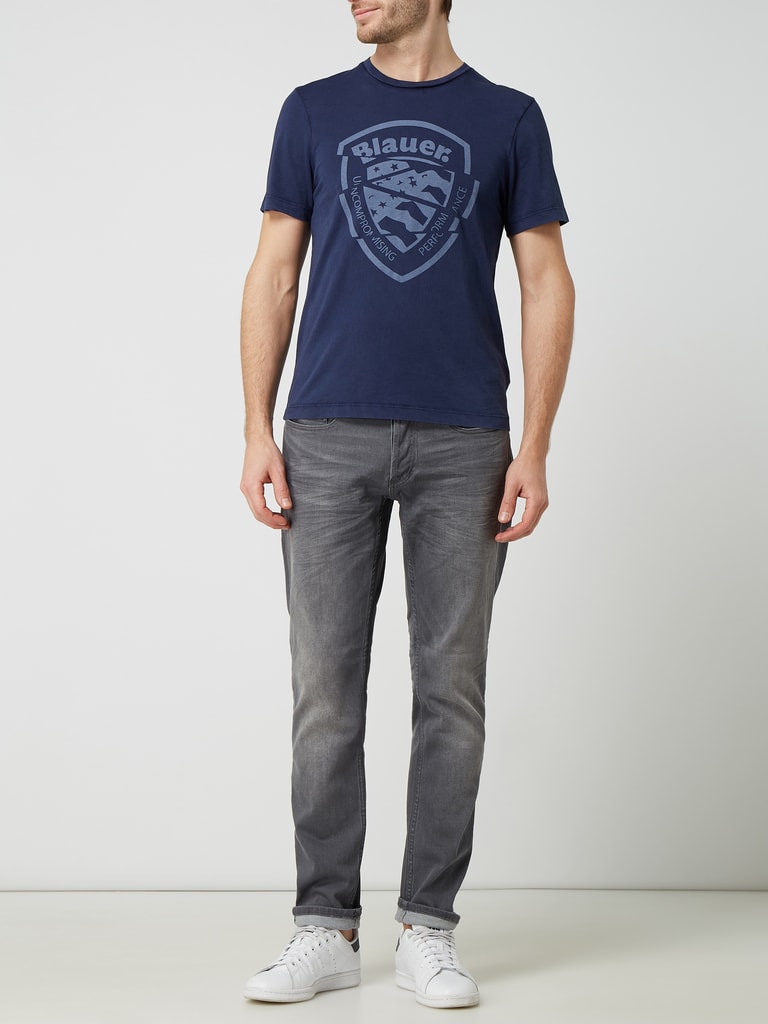 DENHAM Slim Fit Jeans mit Stretch-Anteil Modell 'Razor' (mittelgrau ...