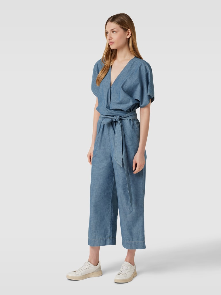 Lauren Ralph Lauren Jumpsuit aus Baumwolle mit Bindegürtel Modell ...