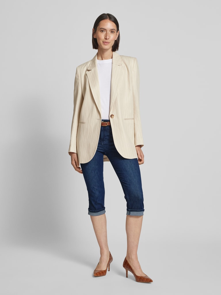 Brax Caprijeans mit Ziersteinbesatz Modell 'SHAKIRA' (dunkelblau ...