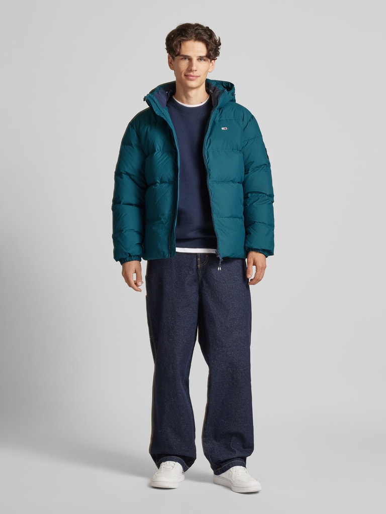 Tommy Jeans Regular Fit Daunenjacke mit Federanteil (petrol) online kaufen