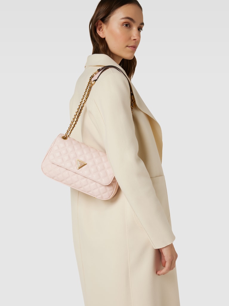 Guess Handtas met doorgestikte naden, model 'GIULLY' in rosé online ...