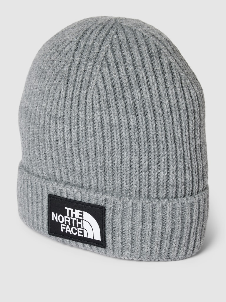 Kup online The North Face Czapka z naszywką z logo (średnioszary melanż)