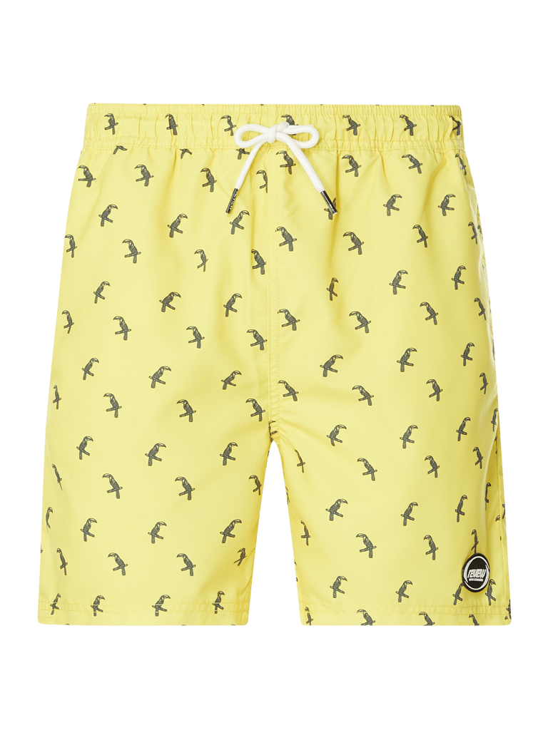 REVIEW Badehose mit Allover-Muster (gelb) online kaufen