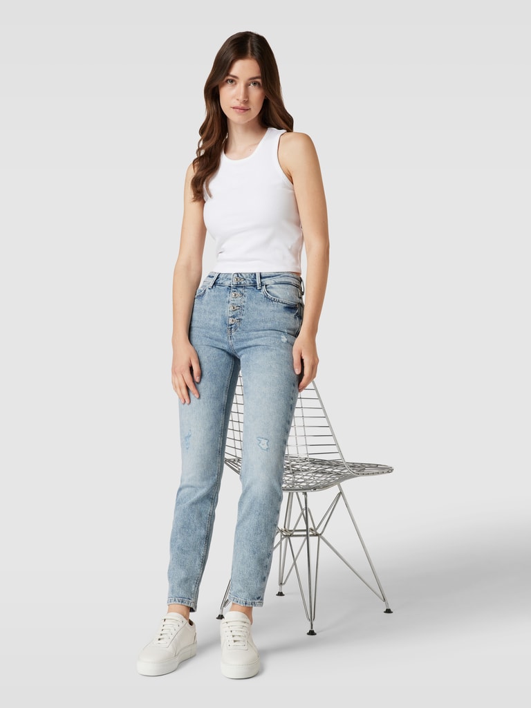 Guess Tanktop aus Viskose-Elasthan-Mix mit Label-Detail Modell 'DENISE ...