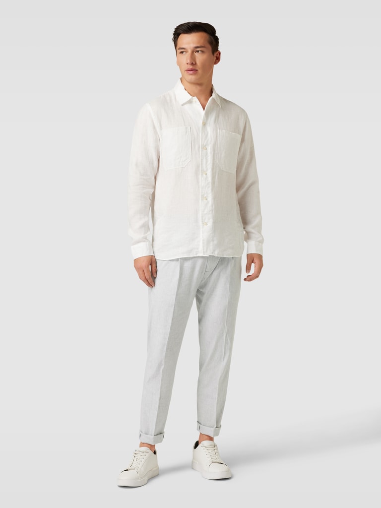 Cinque Stoffhose mit Bundfalten Modell 'JULI' (blau) online kaufen