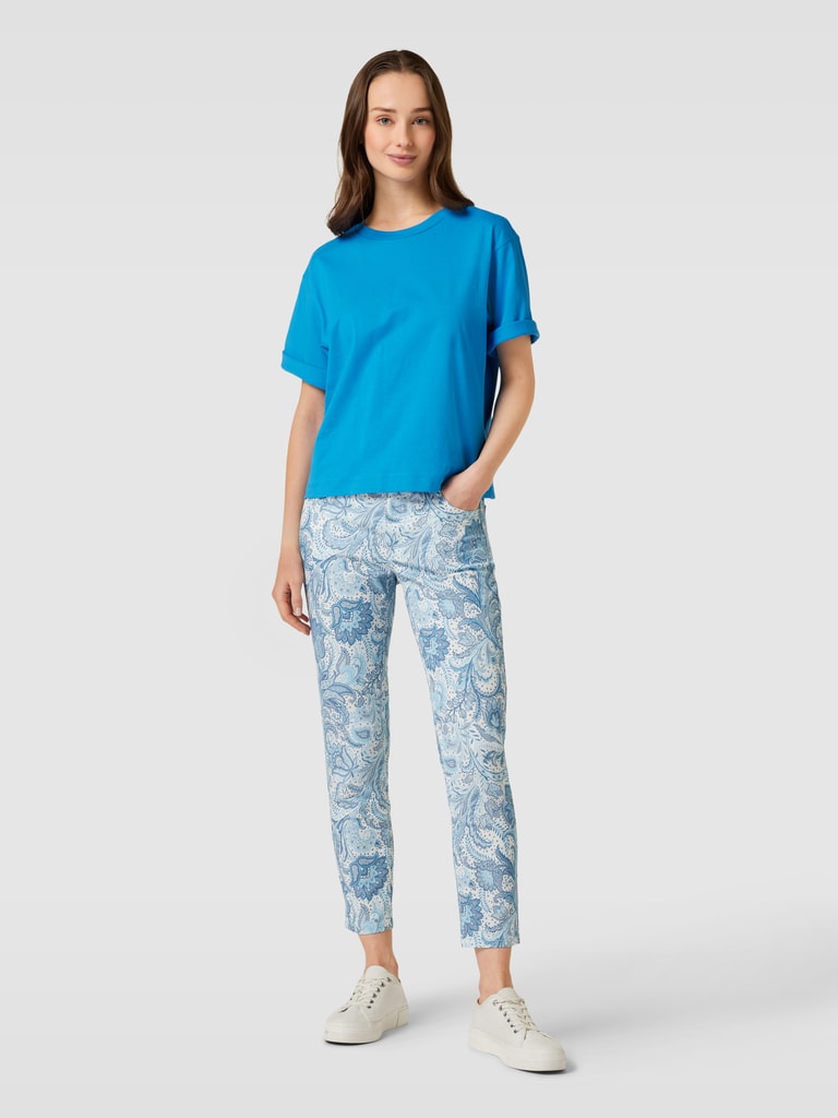 Angels Broek met all-over motief, model 'ORNELLA' in blauw online kopen ...