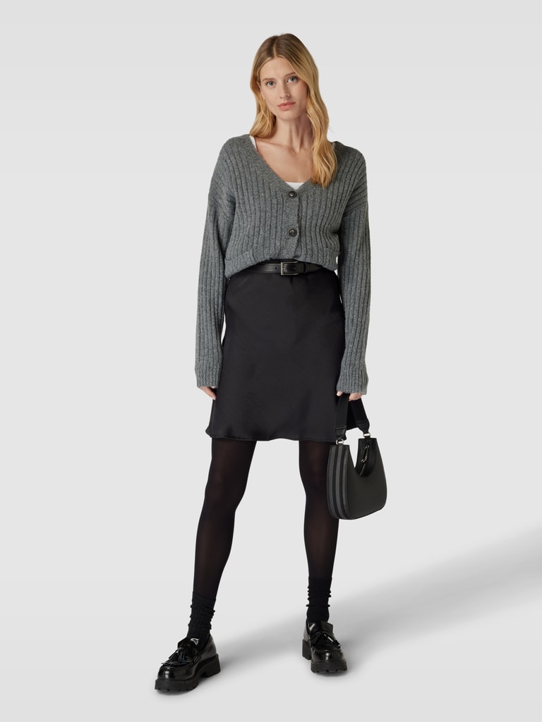 Neo Noir Knielanger Rock mit elastischem Bund Modell 'FIYA' (black ...