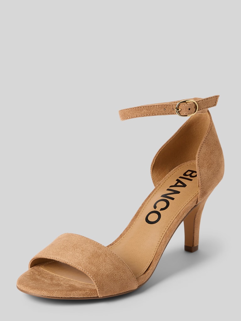 BIANCO Sandaaltje met naaldhak in camel online kopen | P&C