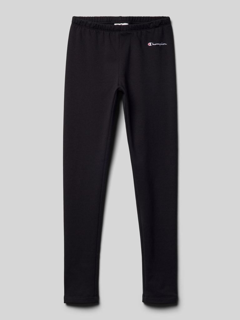 CHAMPION Slim Fit Leggings mit Label-Stitching (black) online kaufen