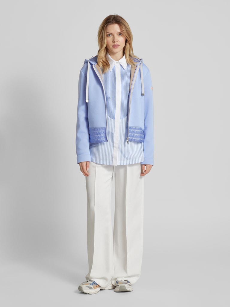 Frieda & Freddies Jack met labelpatch, model 'NIXY' in lichtblauw ...